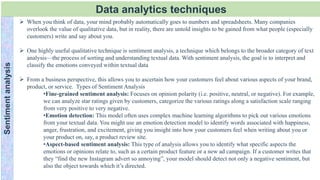 Data Analysis - Approach & Techniques | PPTX