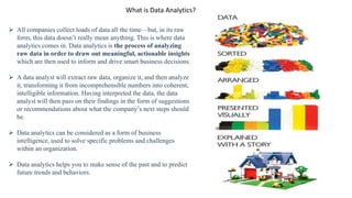 Data Analysis - Approach & Techniques | PPTX