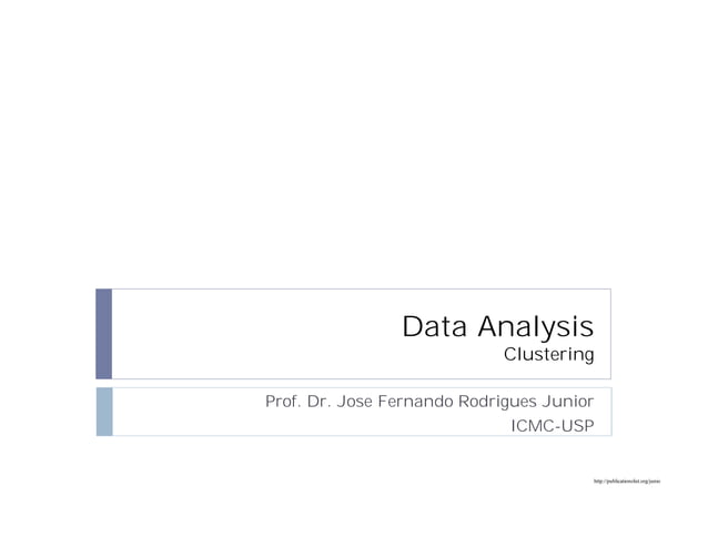 Data analysis05 clustering | PPT