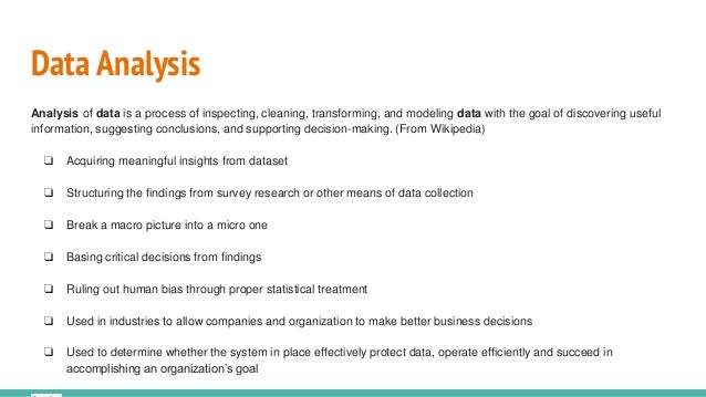 Data Analysis: Basic Data Modeling and Evaluation