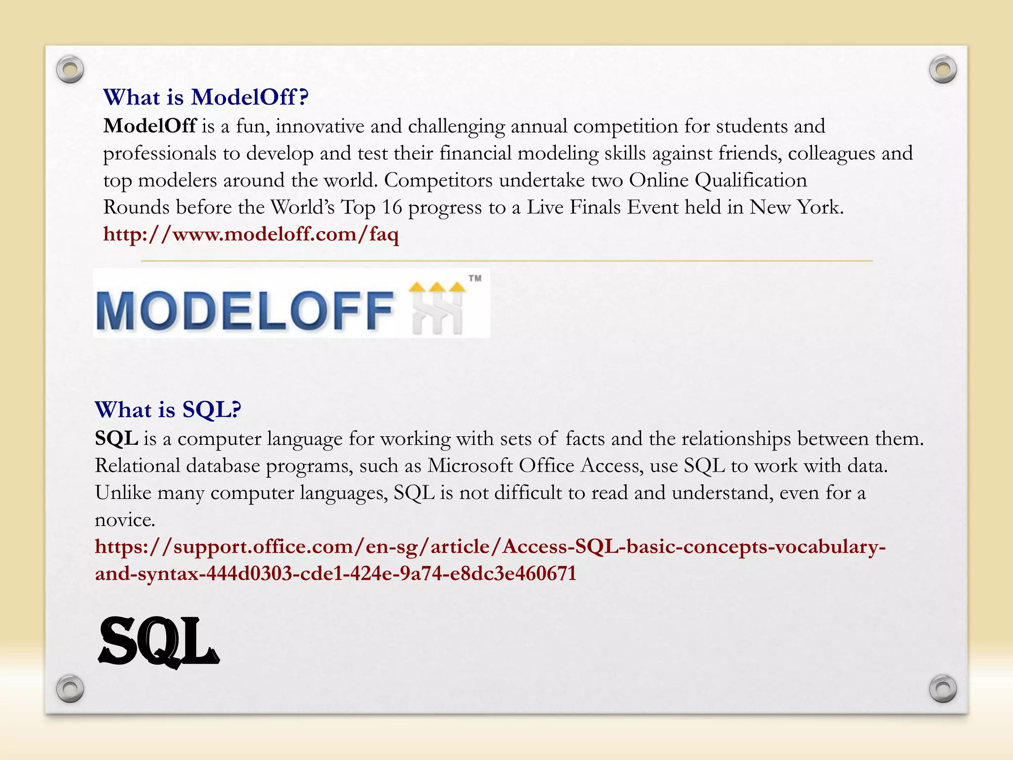 Data analysis accesssql_modeloff | PDF | Databases | Computer Software and Applications