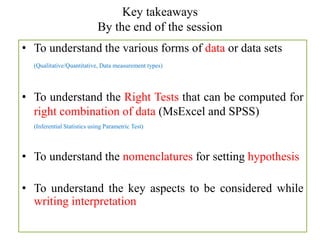 Data analysis and interpretation | PPTX