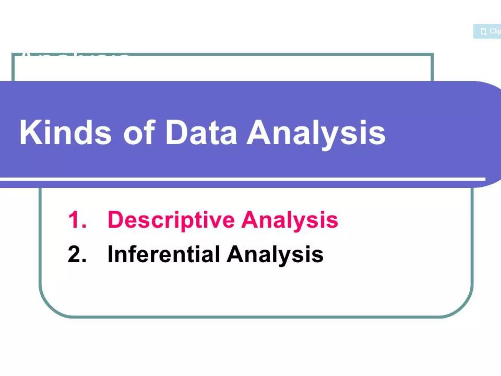 Data analysis and Interpretation | PPTX
