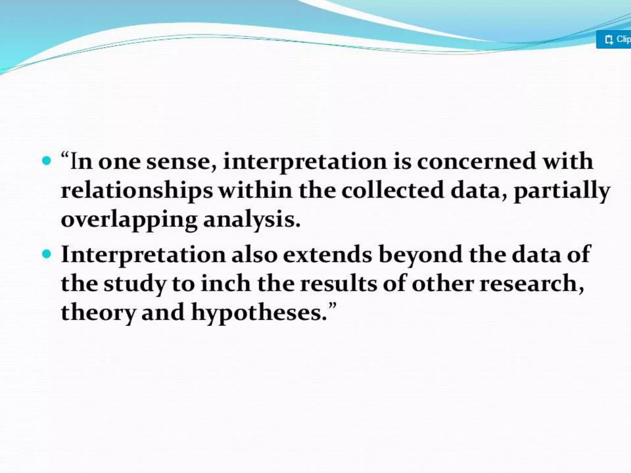 Data analysis and Interpretation | PPTX
