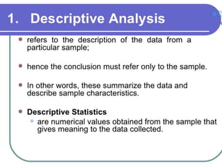 Data analysis and Interpretation | PPTX