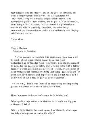 Data Analysis and Quality Improvement Initiative Proposal .docx