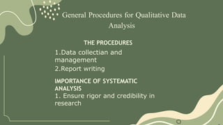 Data Analysis for conducting educational research | PPTX