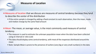 Data Analysis and Statistics | PPTX