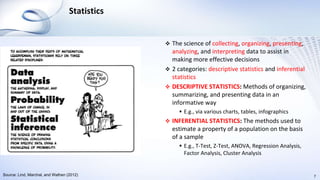 Data Analysis and Statistics | PPTX