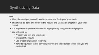 Data Analysis and Synthesis & Techniques of System.pptx