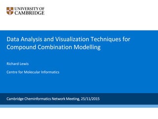 Data analysis and Visualisation Techniques for Compound Combination ...