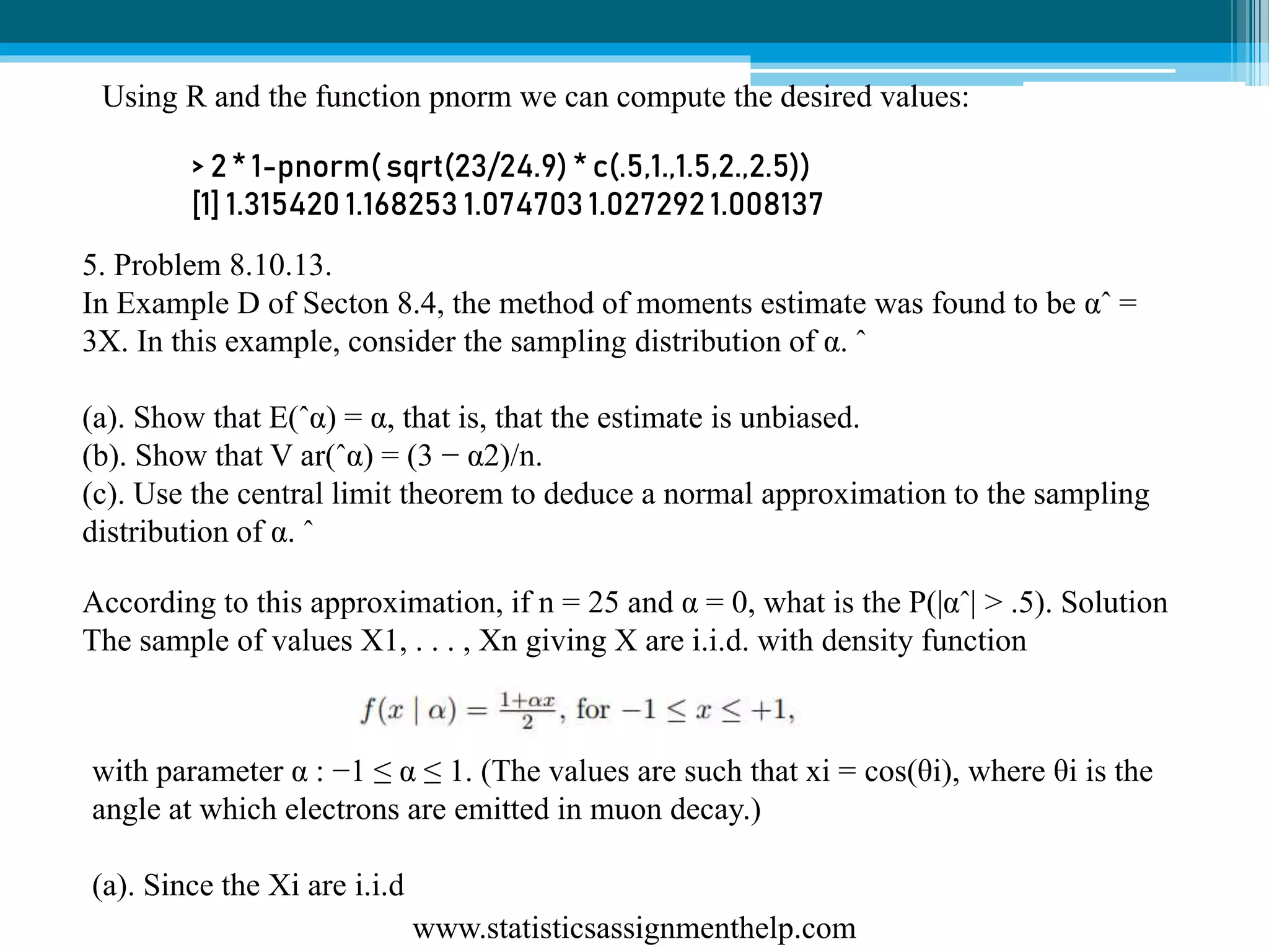 Data Analysis Assignment Help | PPTX