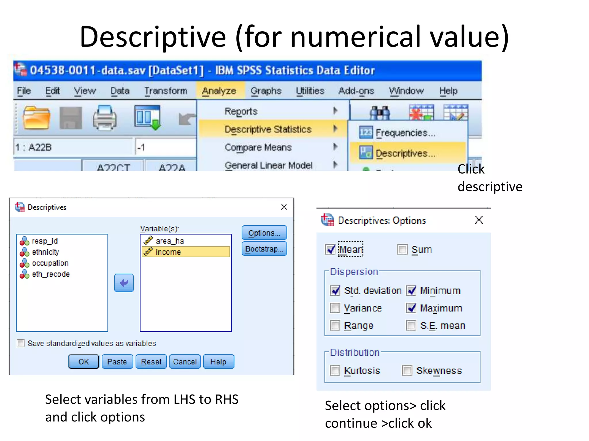 univariate and bivariate analysis in spss | PPTX