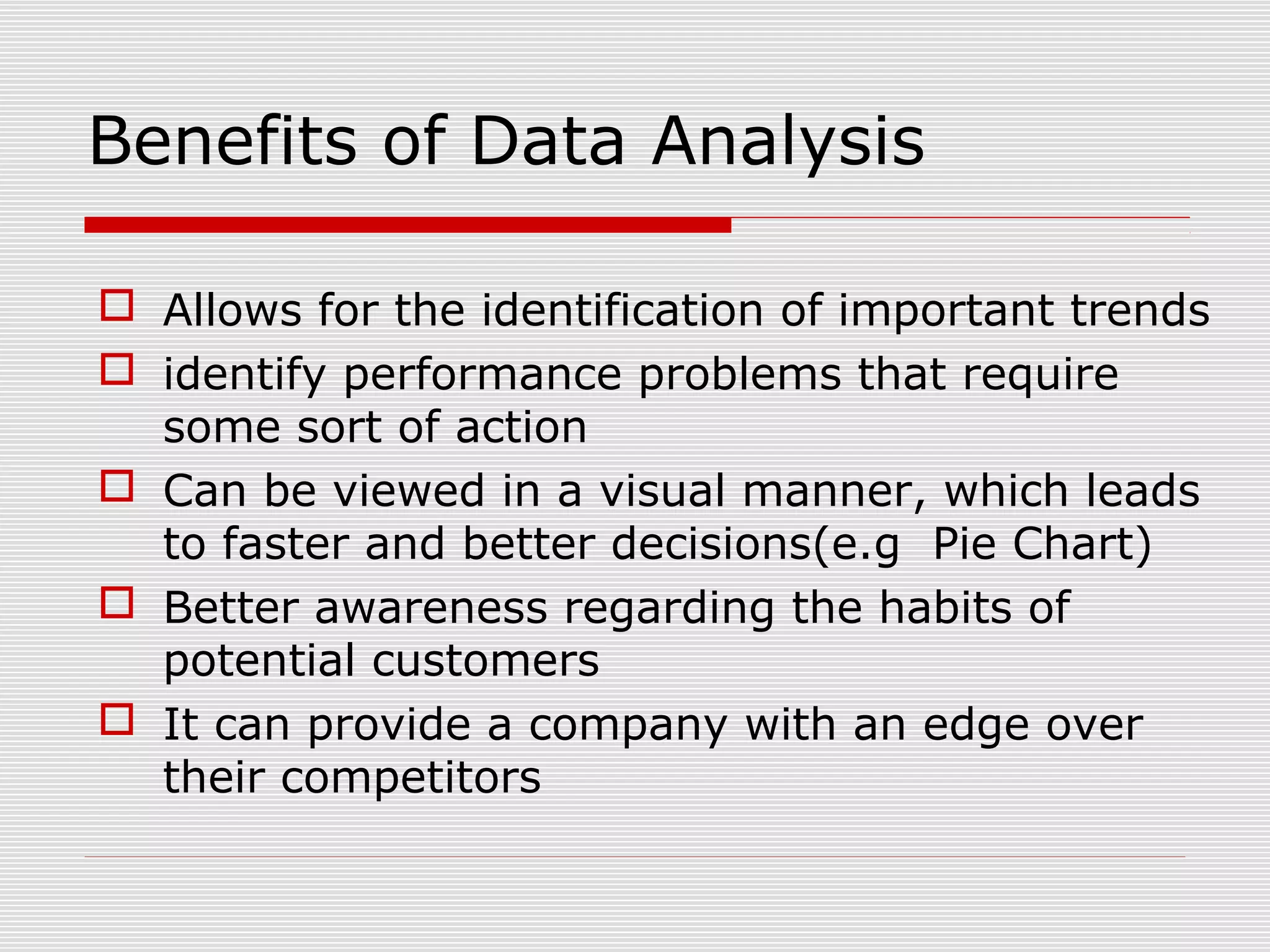 Data analysis for effective decision making | PPT