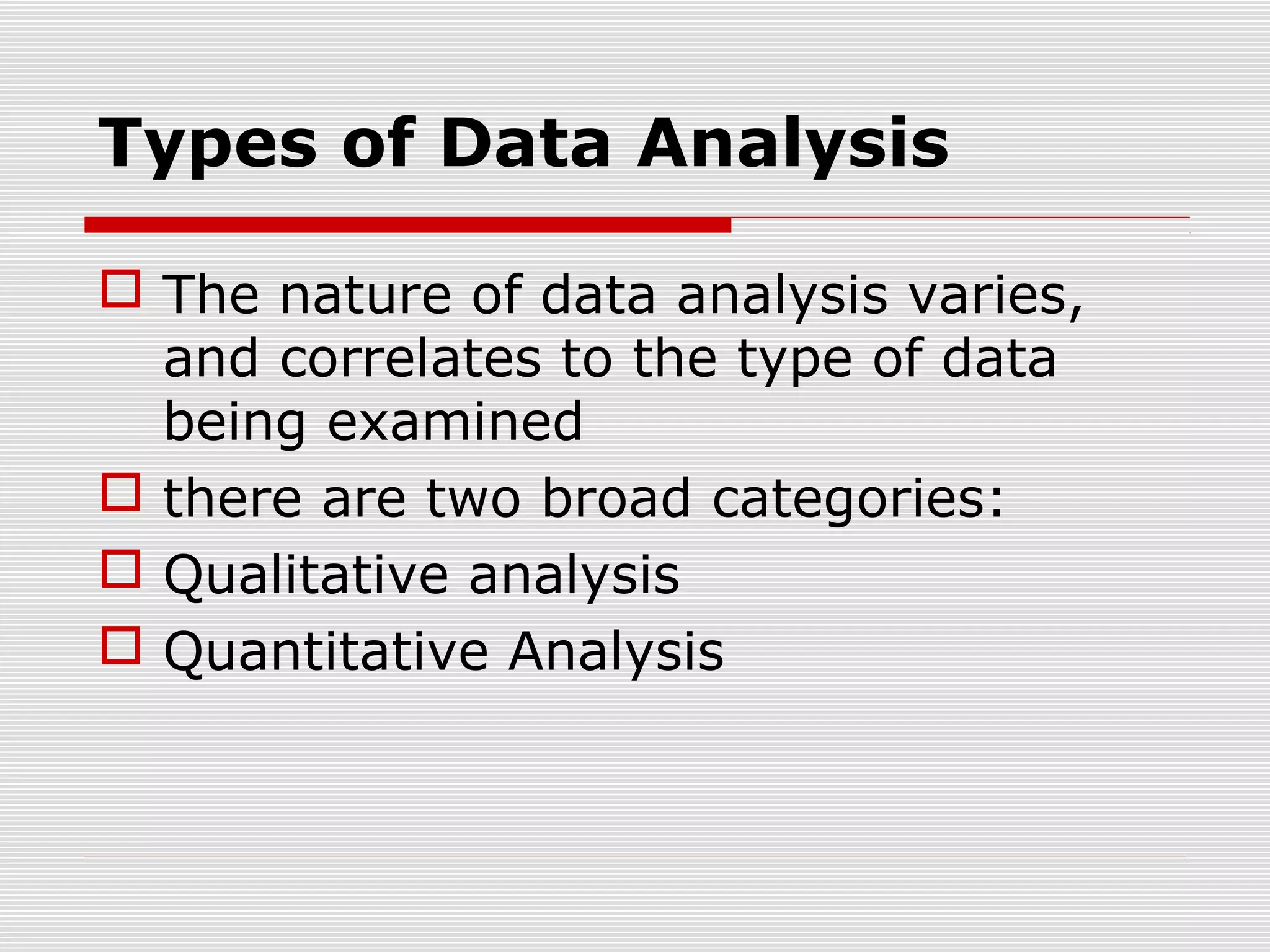 Data analysis for effective decision making | PPT