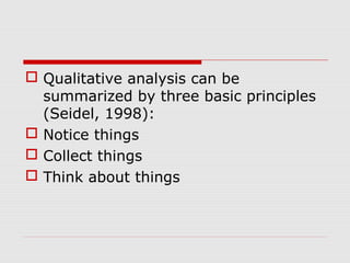 Data analysis for effective decision making | PPT