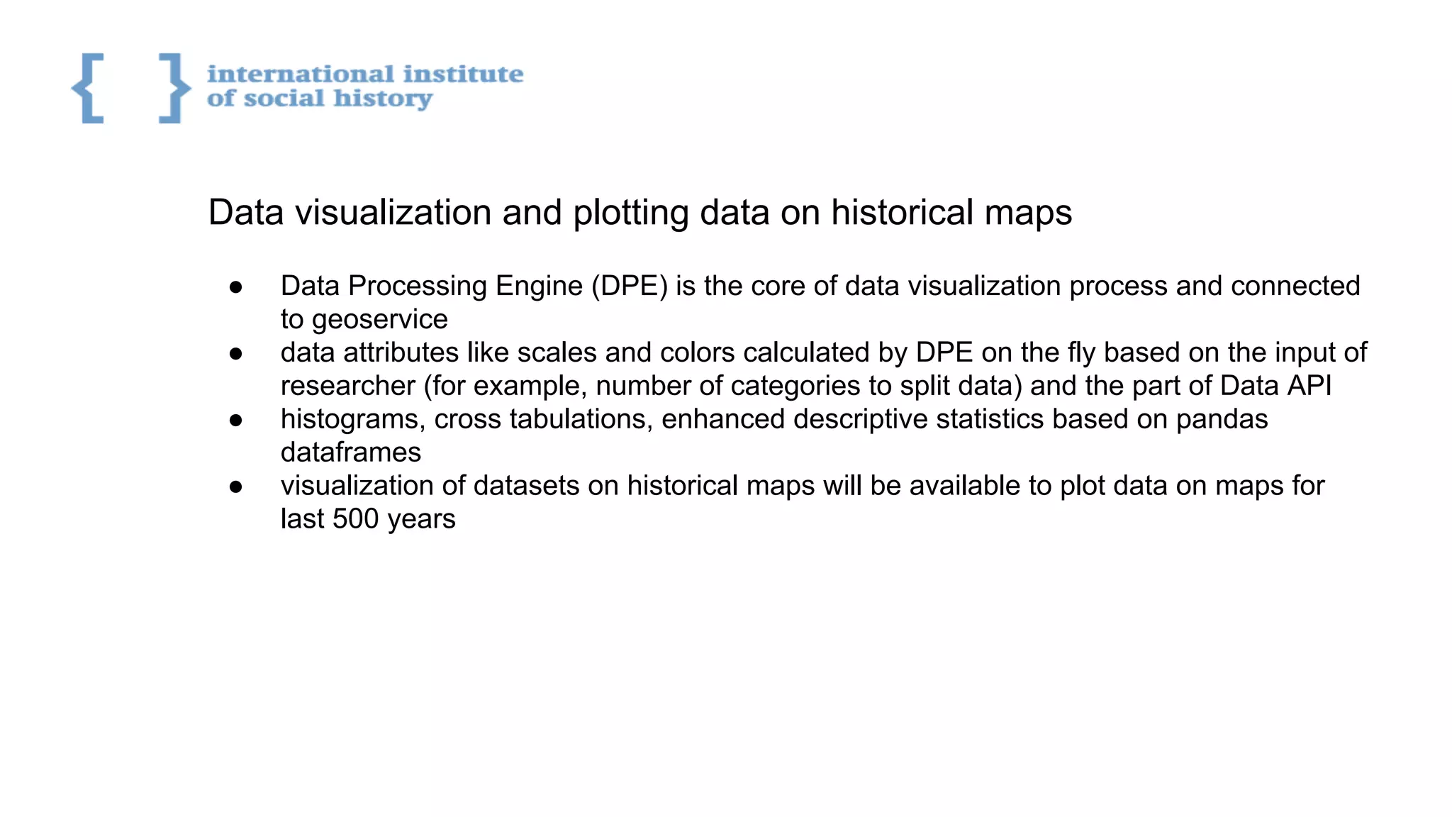 Data analysis in dataverse & visualization of datasets on historical ...