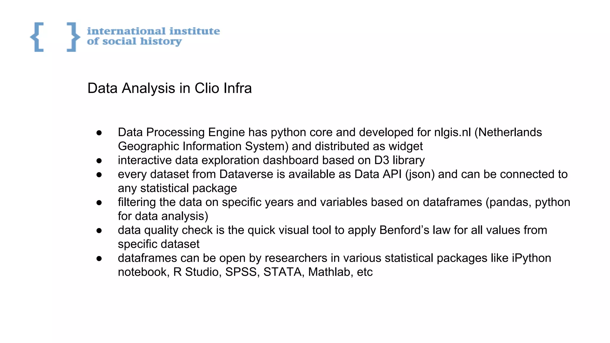 Data analysis in dataverse & visualization of datasets on historical ...