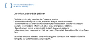 Data analysis in dataverse & visualization of datasets on historical ...
