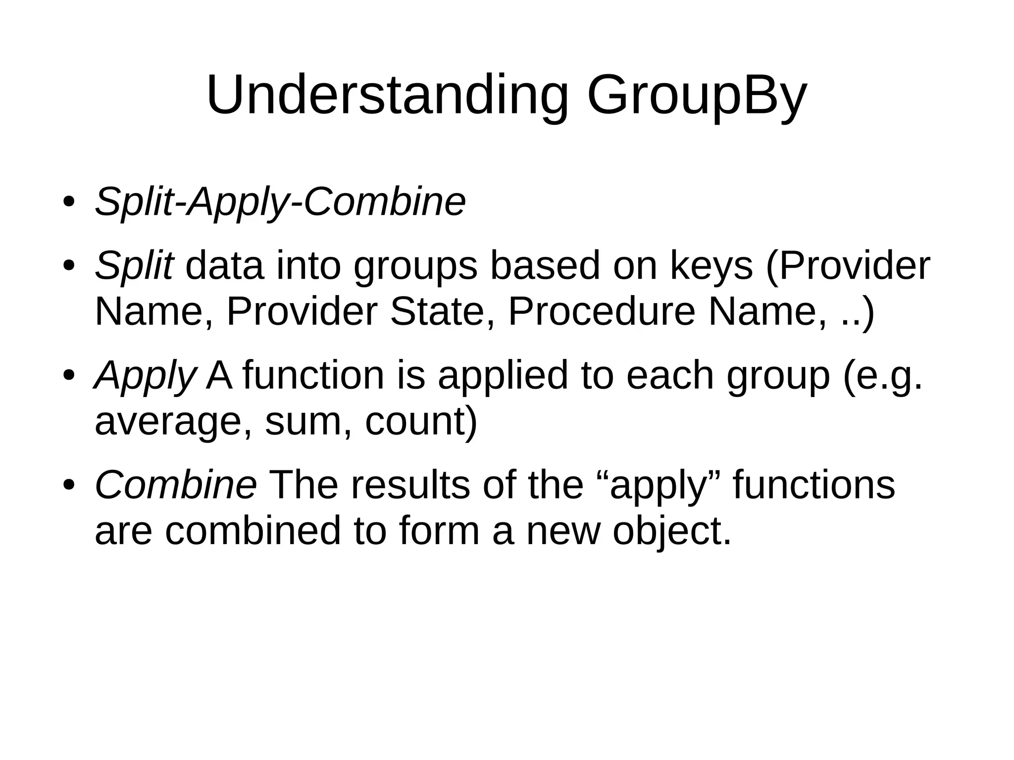 Data Analysis In Python Ppt