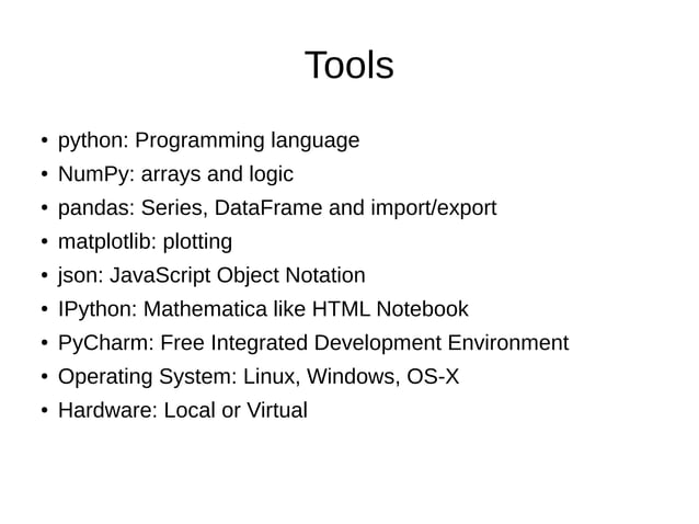 Data Analysis in Python | ODP