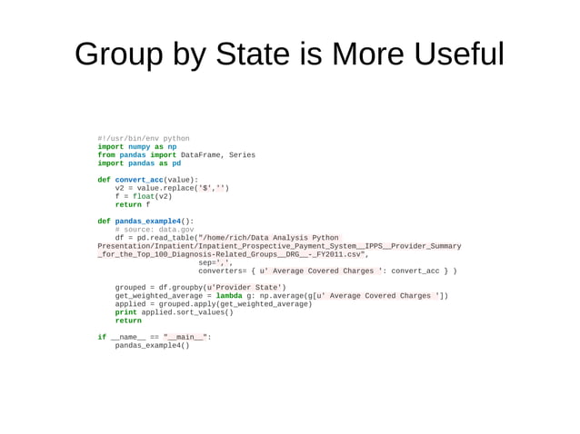 Data Analysis in Python | ODP
