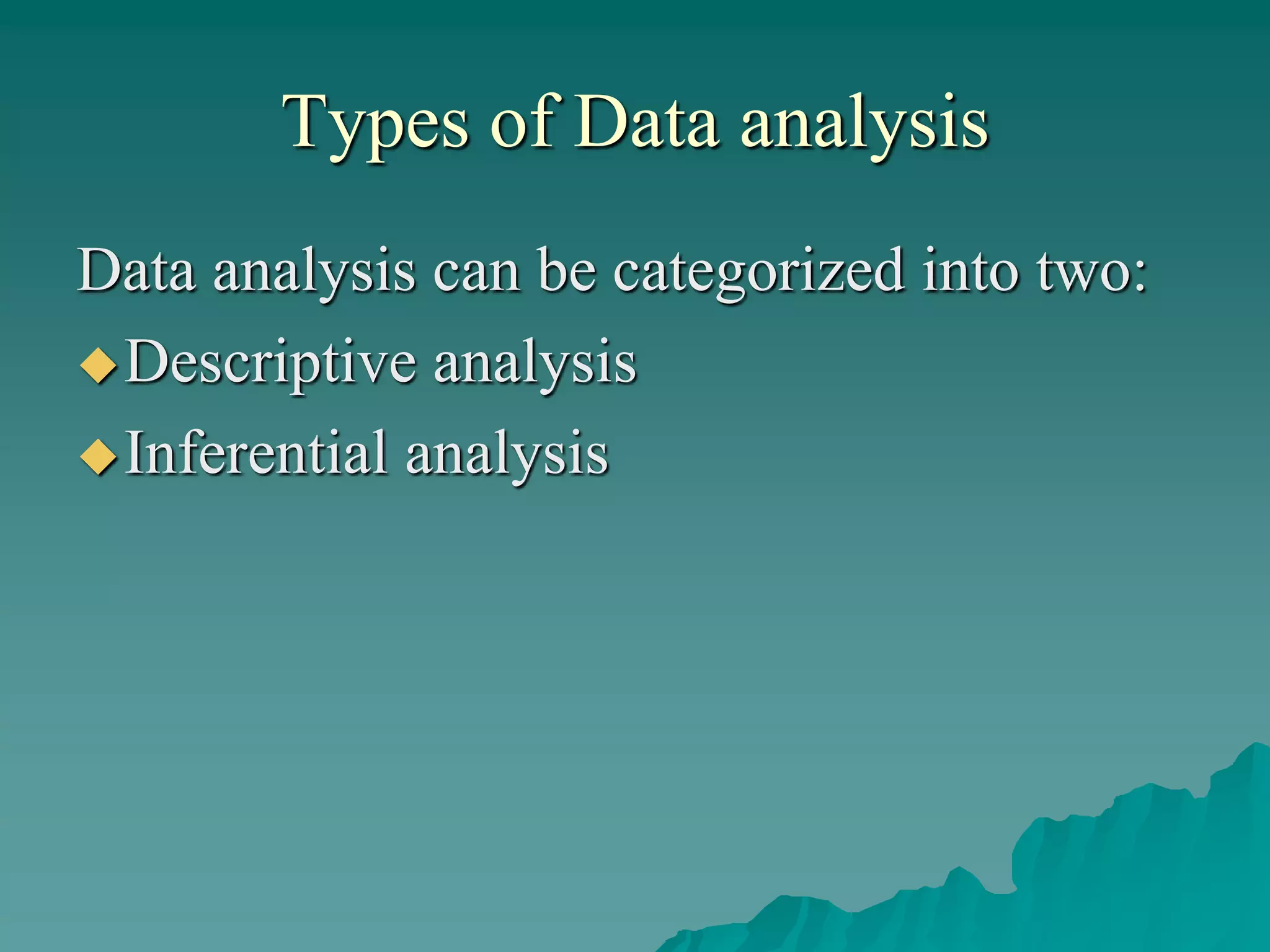 Data analysis & interpretation | PPT