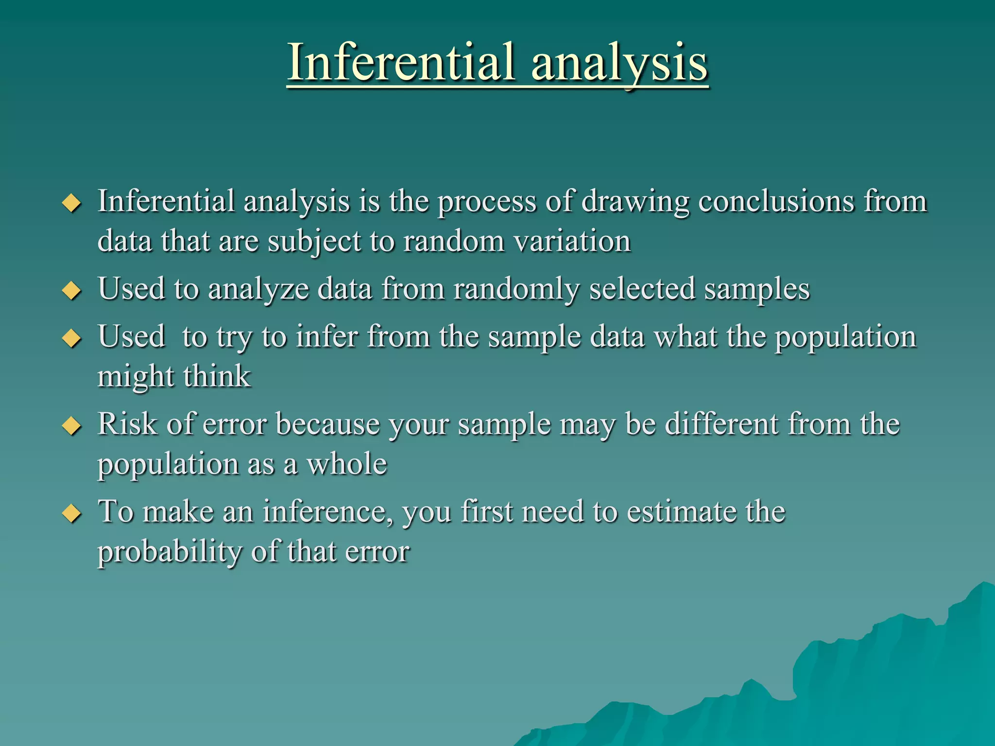 Data analysis & interpretation | PPT