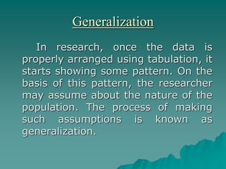 Data analysis & interpretation | PPT | Technology & Computing