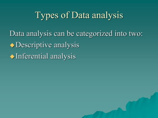 Data analysis & interpretation | PPT | Technology & Computing