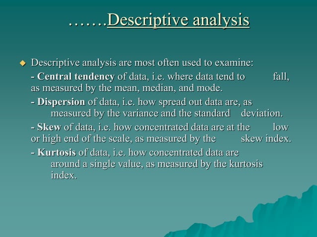 Data analysis & interpretation | PPT | Technology & Computing