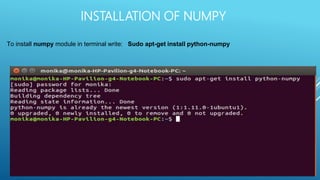 Data Analysis packages | PPTX | Programming Languages | Computing