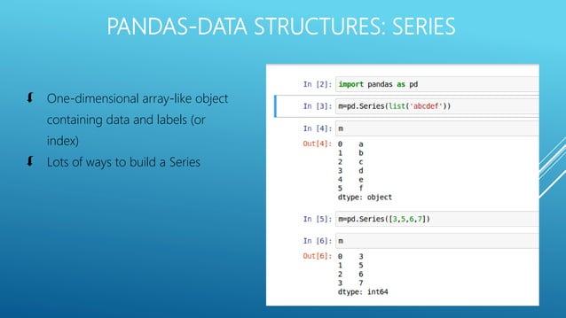 Data Analysis packages | PPTX | Programming Languages | Computing