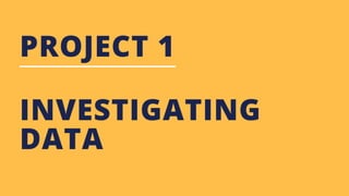 Data analysis portfolio show | PPSX