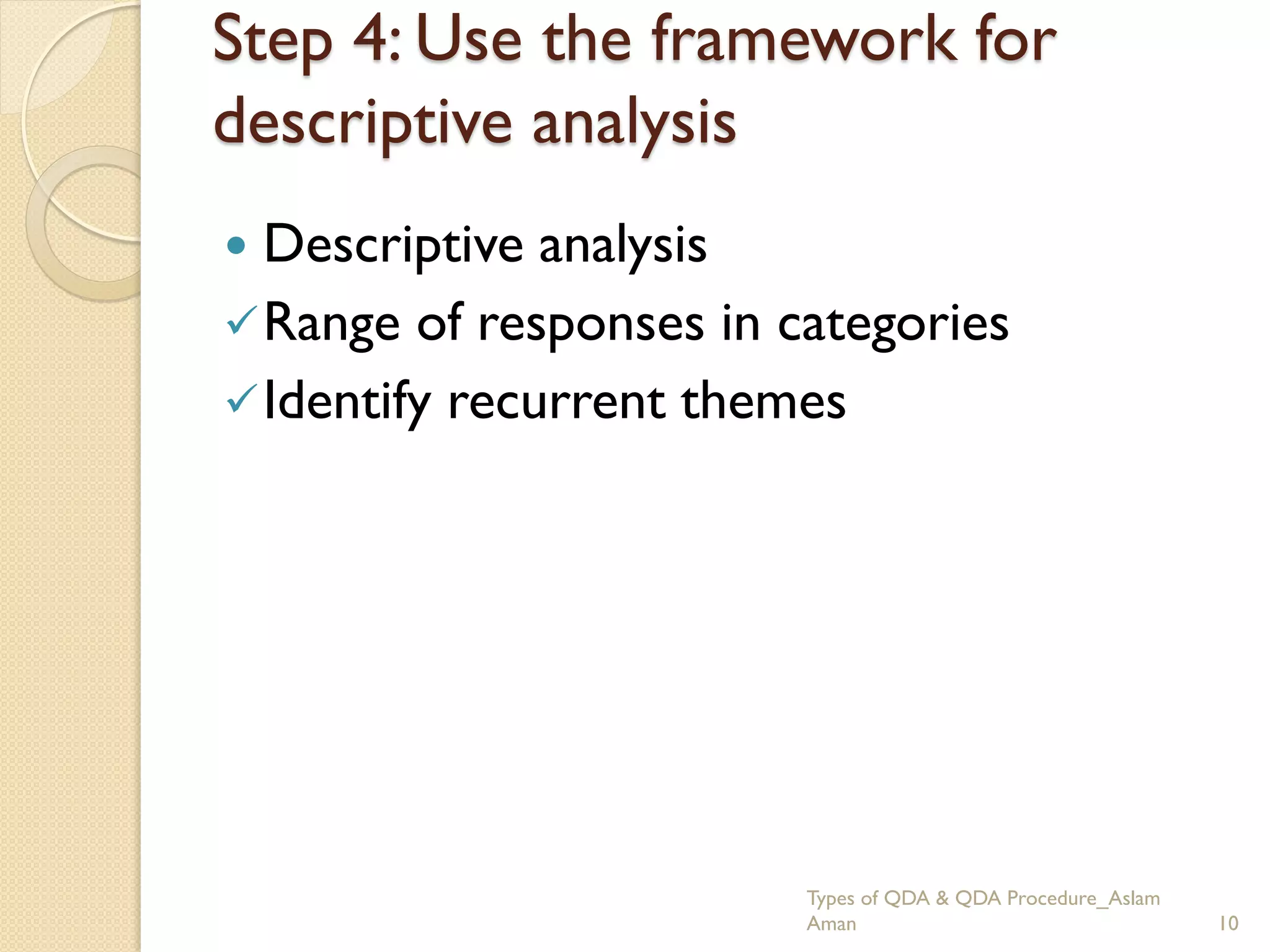 Data Analysis Procedure and Types of Quality Data | PDF