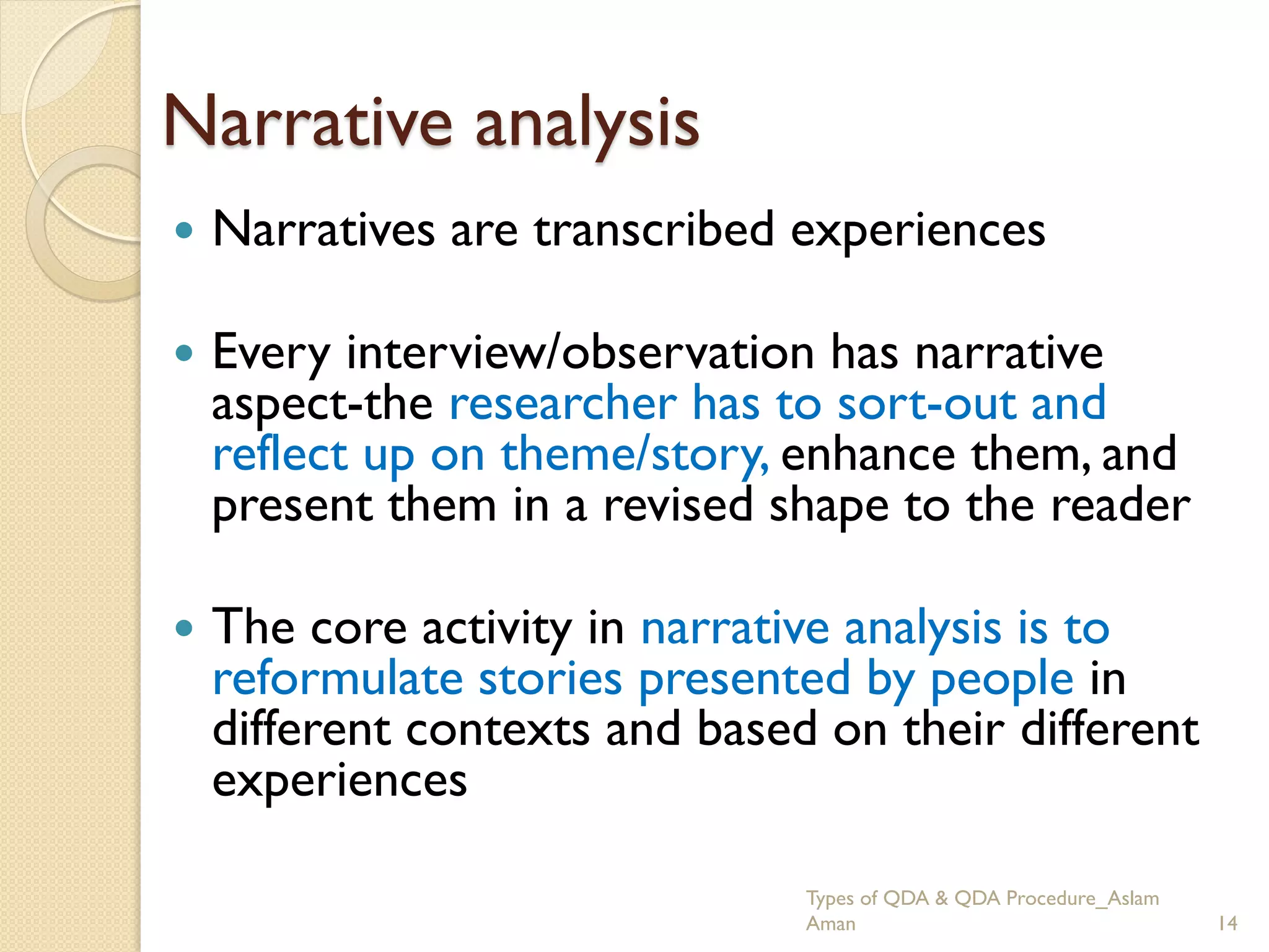 Data Analysis Procedure and Types of Quality Data | PDF