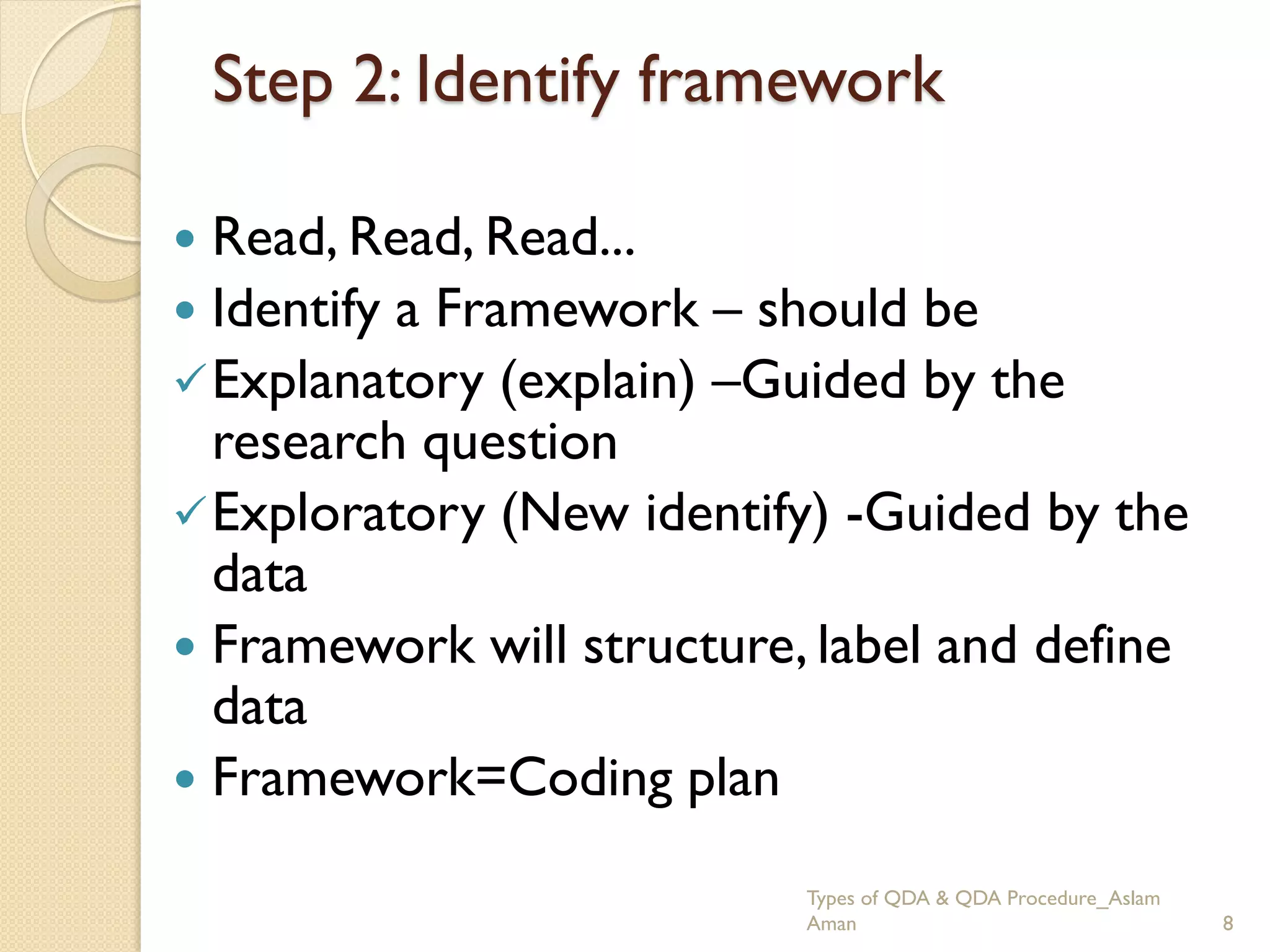 Data Analysis Procedure and Types of Quality Data | PDF