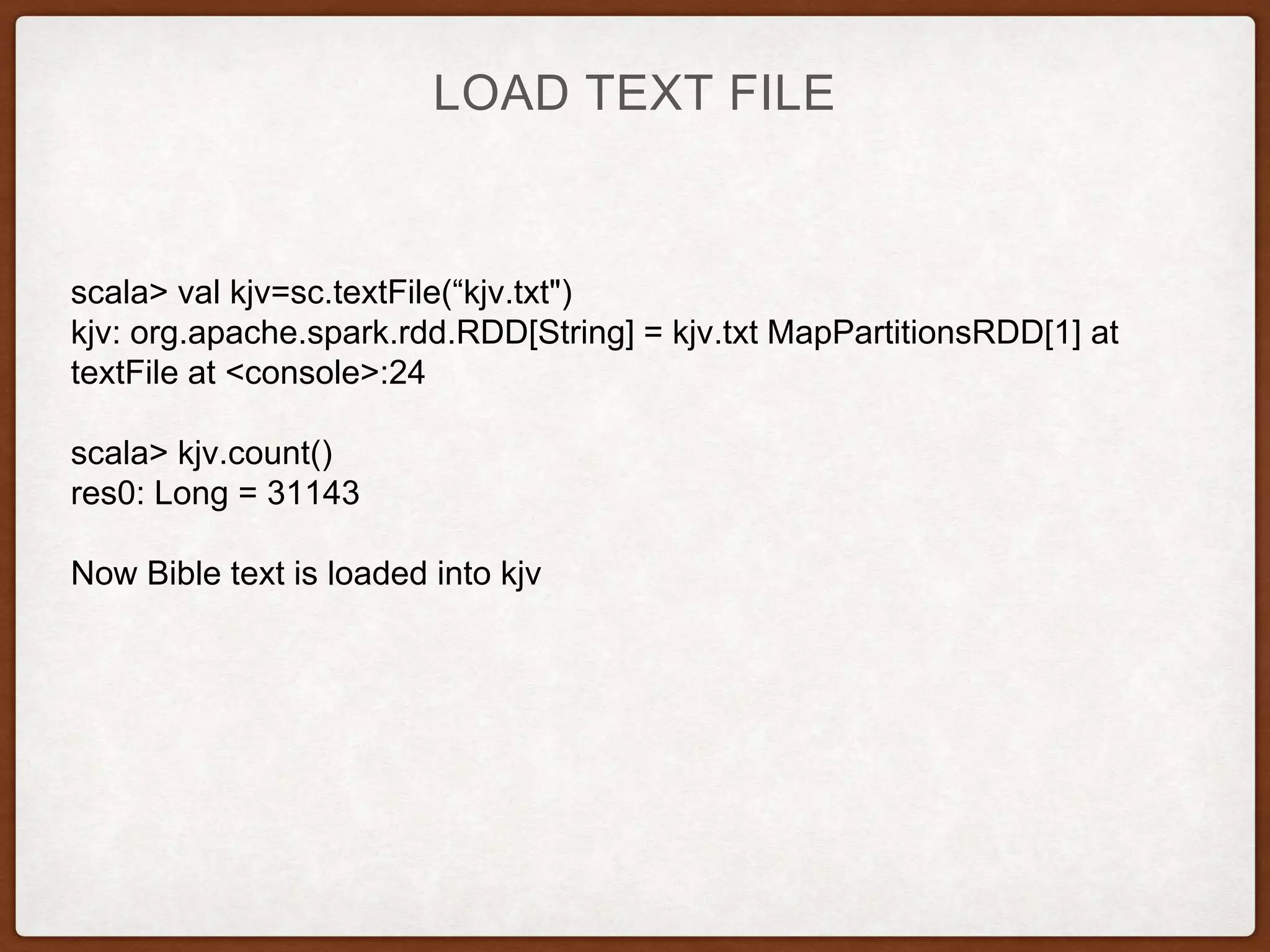 Data analysis scala_spark | PPTX