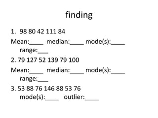 Data analysis study guide | PPT