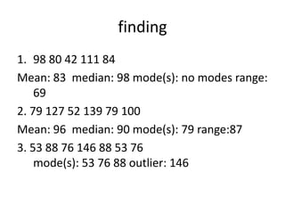 Data analysis study guide | PPT