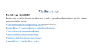 Data Analysis – Technical learnings | PPT