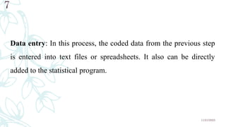 Data Analysis Techniques for research analysis | PPTX