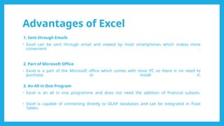 Introduction to Data Analysis Using Spread sheet | PPTX
