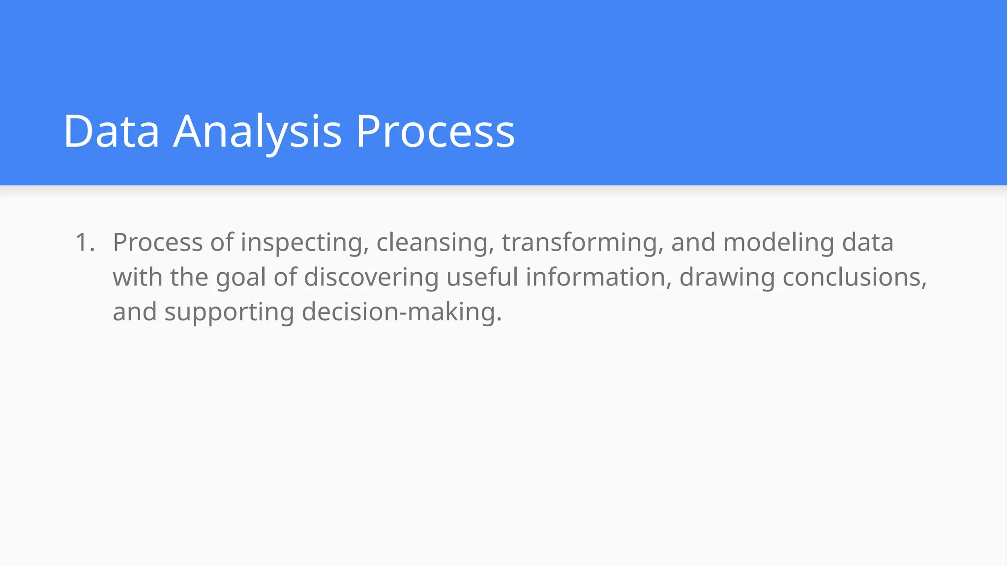 DATA ANALYSIS with DataBricks: data analysis process | PPT