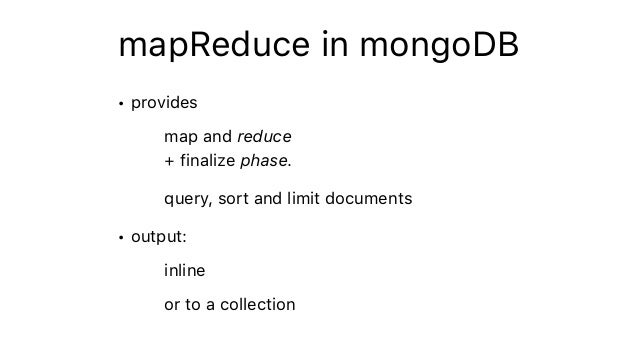 MongoDB Days Silicon Valley: Data Analysis and MapReduce with MongoDB
