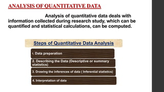 Quatitative Data Analysis | PPT