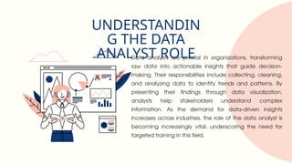 "Data Analyst Training Essentials: Skills for the Modern Analyst" | PPTX