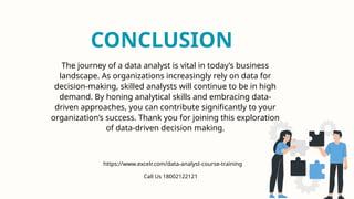 Data-Driven Decision Making: A Data Analyst's Journey | PPTX