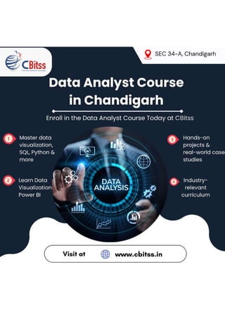 Data Analyst Training Courses in Chandigarh | Learn Data Analytics at CBITSS | PDF