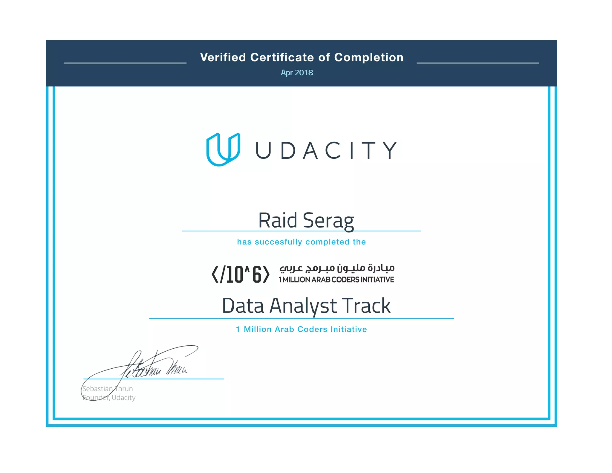 Data analysis Track Certificate | PDF